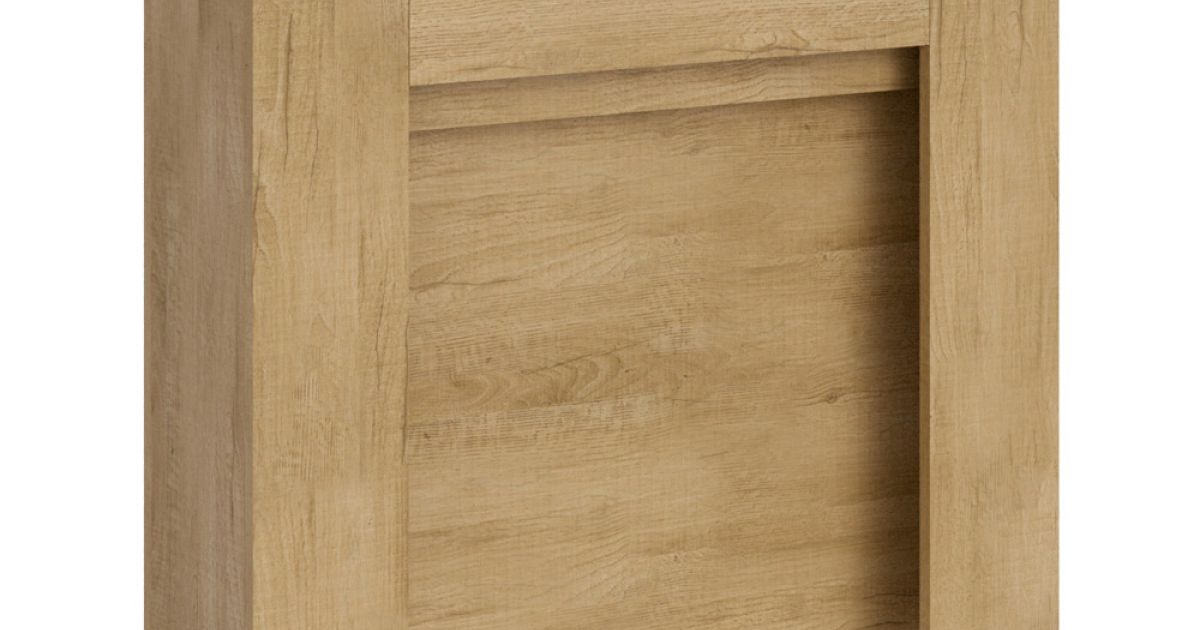 Extendable console to 211 cm in melamine panels