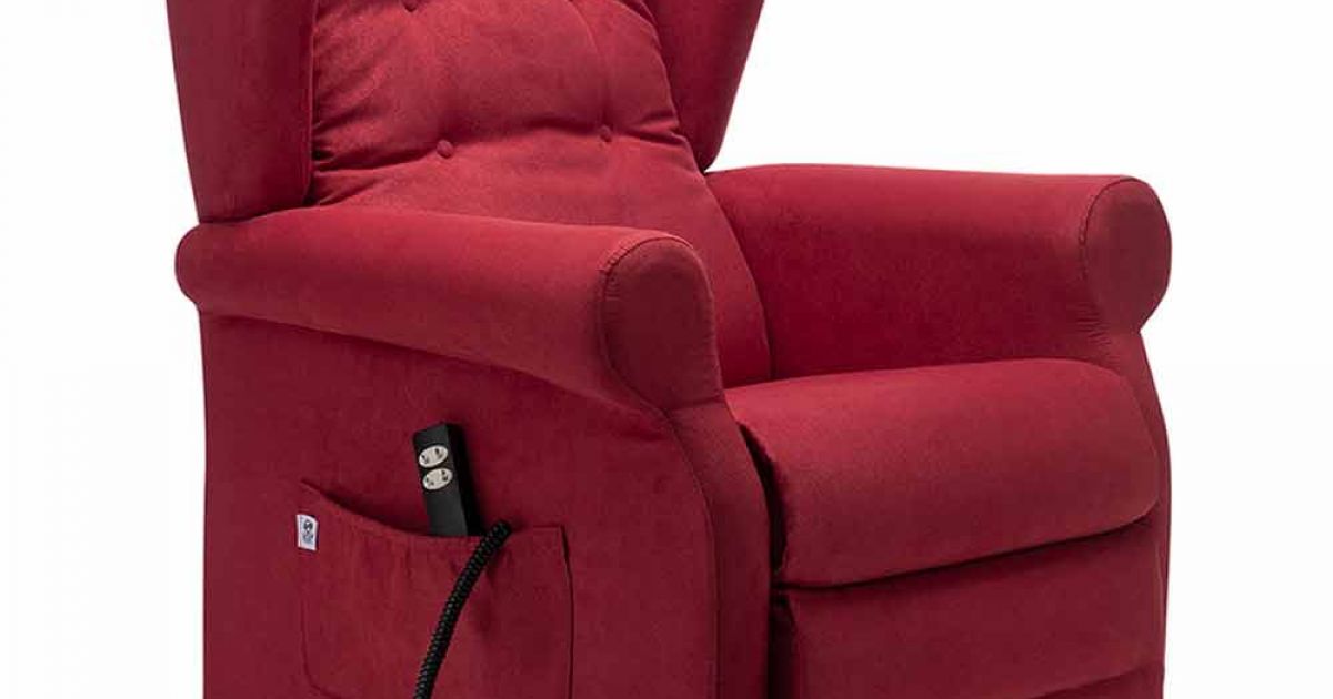 Lift Relax Armchair 2 Motors with Lift Relax Wheels Made in Italy